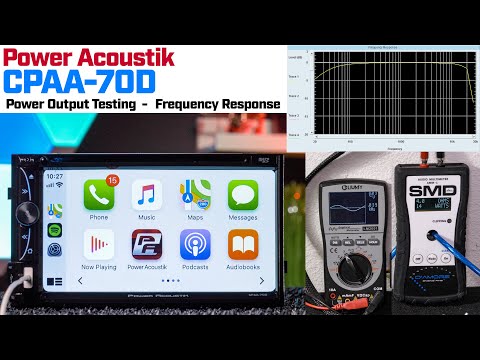 Power Acoustik CPAA-70D Apple Carplay, Android Auto & Power Output Testing