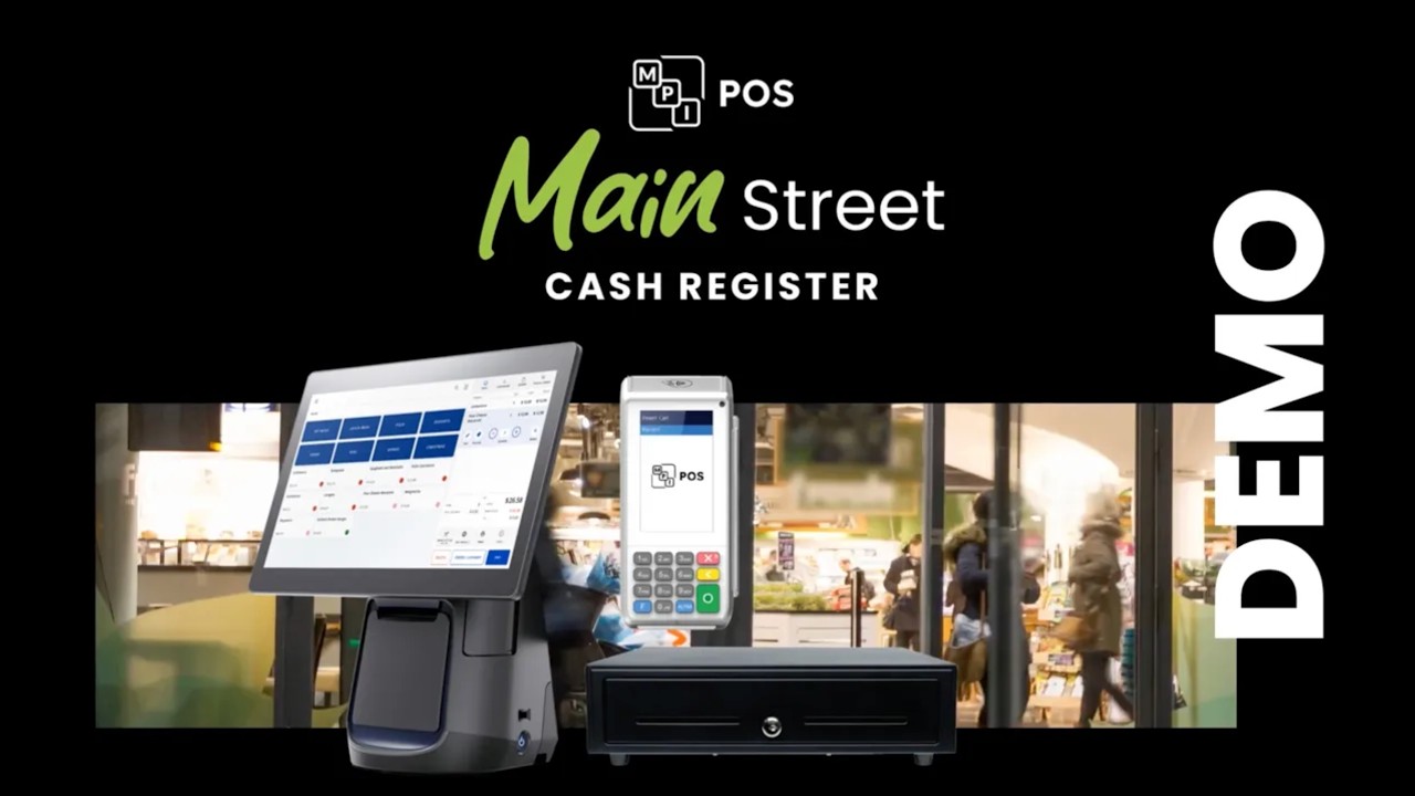 The Main Street Cash Register Demo | A Simple Cash Register Upgrade by MPI POS