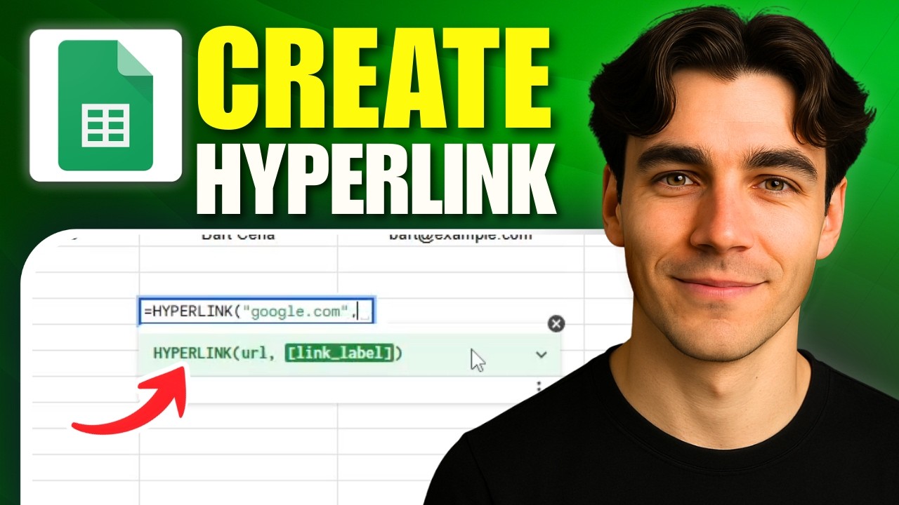 How To Create Hyperlinks In Google Sheets Using The Hyperlink Function (Tutorial 2026)
