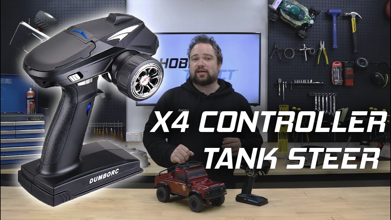 Dumbo RC X4 controller - How-to: switch steering modes