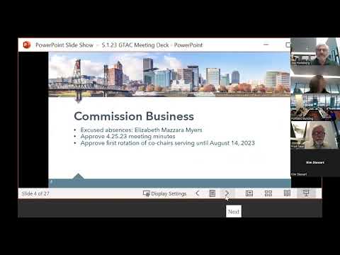 Government Transition Advisory Committee, meeting #2 - May 1, 2023