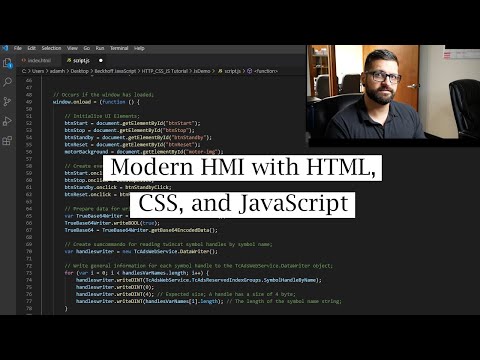 Modern HMI with TwinCAT and HTML, CSS, JavaScript (Part 1/2)
