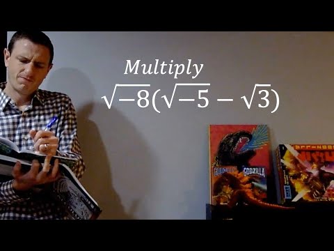 Multiply square root of -8(square root -5 - square root 3)
