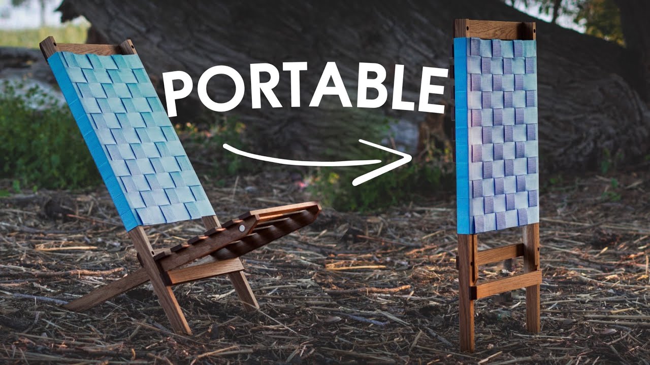 DIY Portable Outdoor Camping Chair | Beginner Woodworking Project