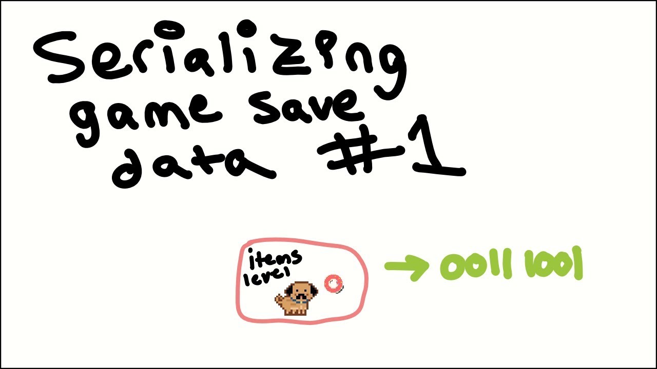 What is Serialization - Game Save Data - Unity Tutorial Part 1