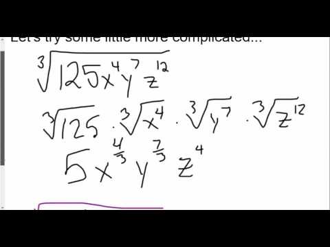 Simplifying Rational Exponents