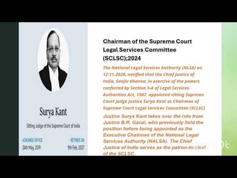 Chairman of the Supreme Court Legal Services Committee (SCLSC);2024