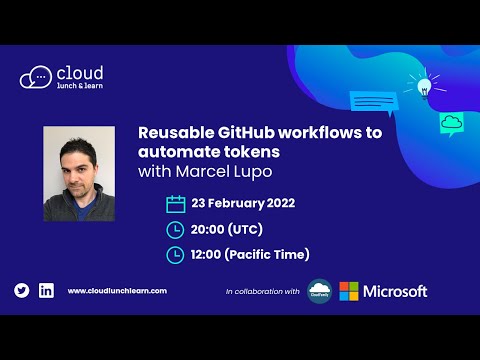 Reusable GitHub workflows to automate tokens