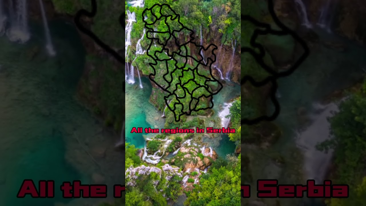 All the regions in Serbia #shorts #geography #education #mapping #world #map