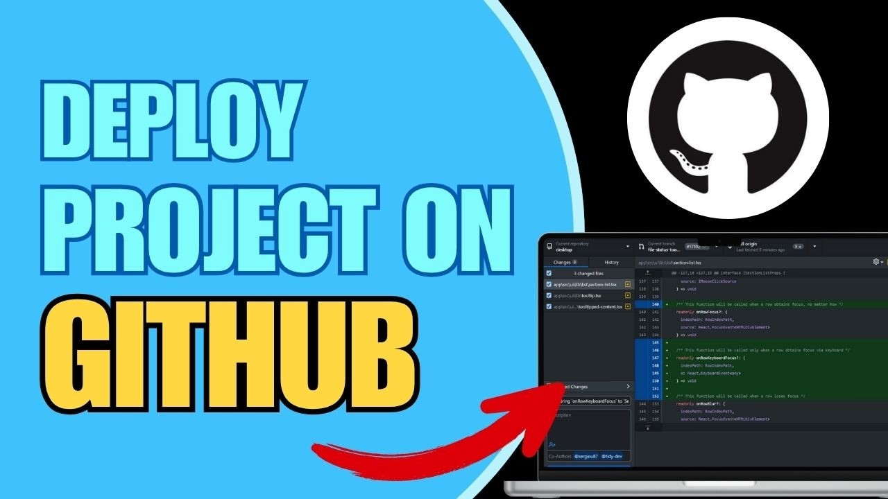 How to Deploy Your Project on GitHub (Full process)