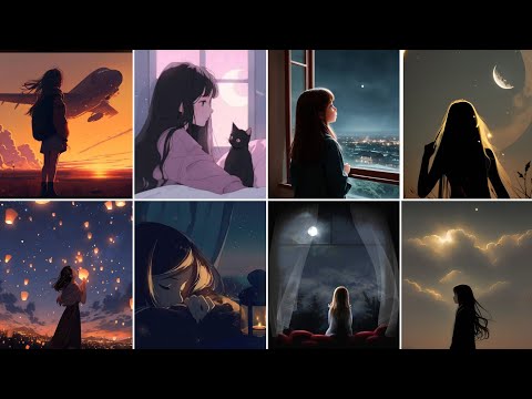 Sad /Alone girl dpz|| Cartoon girl dpz|| girl dpz for Whatsapp