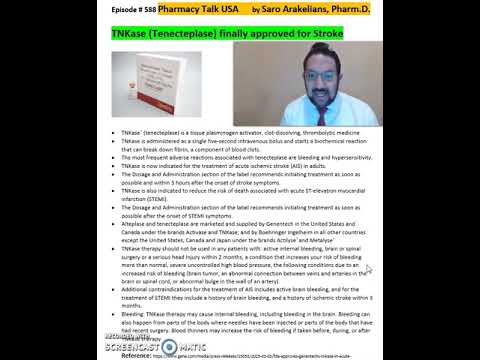 TNK (Tenecteplase)- what is this medication- Stroke and STEMI