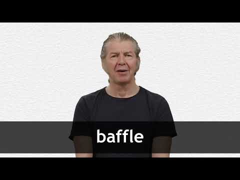 BAFFLE definición y significado | Diccionario Inglés Collins