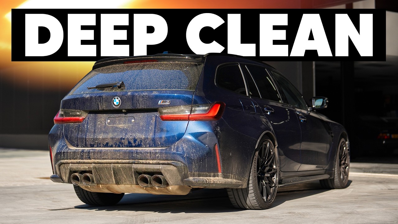Cleaning a Dirty BMW M3 Touring + Wheels Off Work