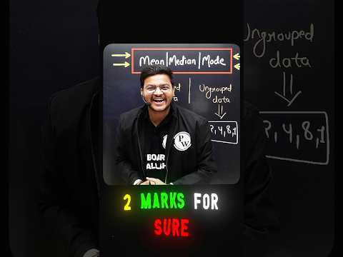 Master Mean, Median, Mode in 1 Minute! 📊🚀 #QuickMaths #Statistics #Class10