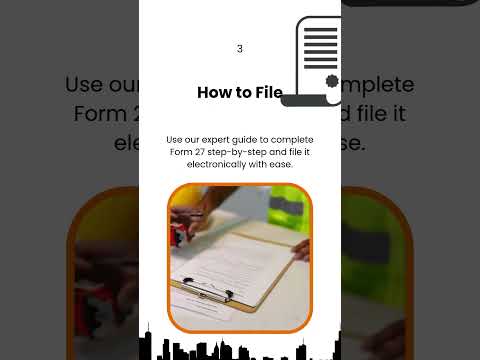 Form No. 27: What Every Company MUST File Annually!