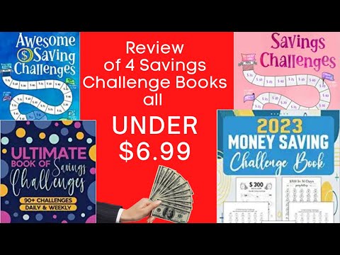 Honest Review of 4 Savings Challenge Books from Amazon under $6.99