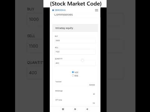 How To Calculate Brokarage In Zerodha
