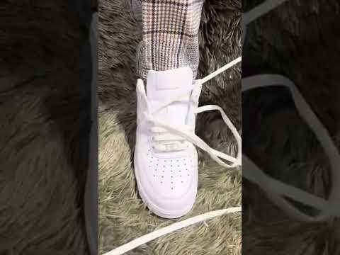 Air Force 1 Bar Lace Tutorial ❗️
