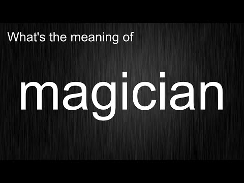 Unlock the Hidden Power of the Word magician! Standard English Word Meaning Lesson!