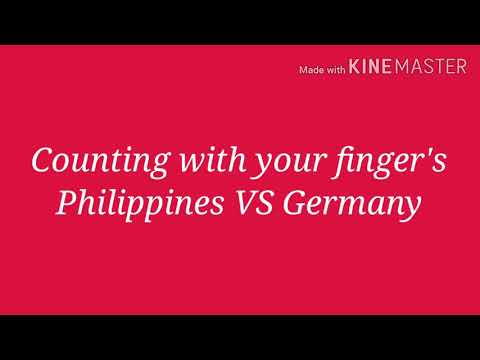 Tiktok Challenge Filipino VS German |How to count with your Finger's!