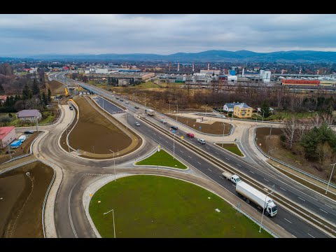 Krosno24.pl - Prace przy budowie wiaduktu na ulicy Podkarpackiej (DK28) (22.12.2020)