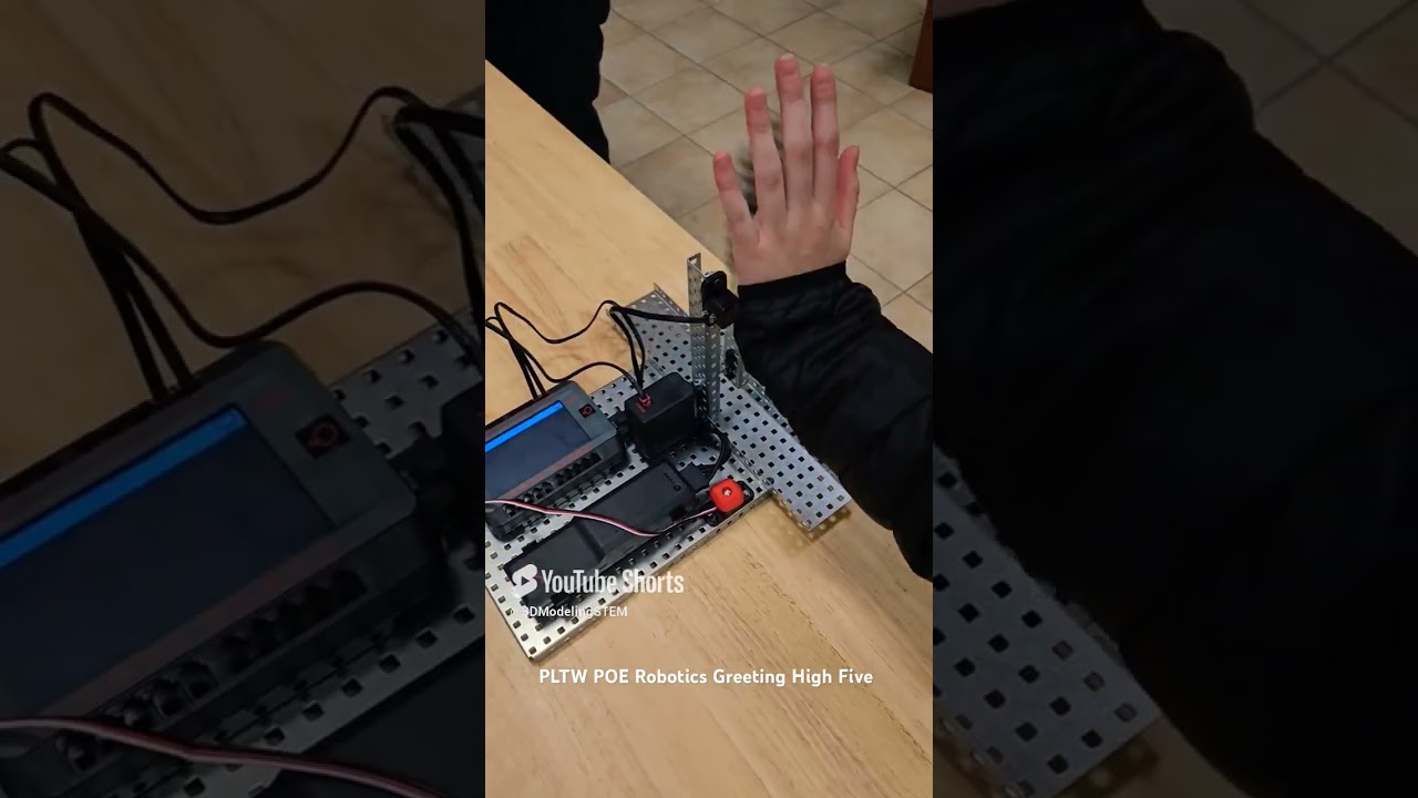 #pltw #poe #activity 2 3 1 #ai #robotics #greeting #highfive #vexrobotics #stem #engineering