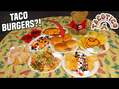 Massive Taco Tico Mexican Fast Food Challenge in Texarkana!!