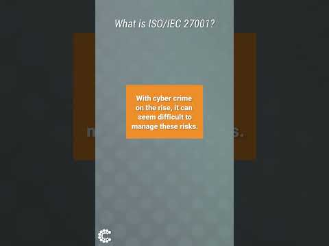 What Is ISO 27001? | ControlCase #iso27001 #isocertification #cybersecurity