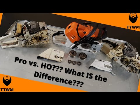 Stihl Pro versus Homeowner Chainsaws: Differences? We clear up the confusion...