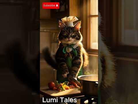 Chef Whiskers Cooks the Perfect Steak | Cat Cooking Animation #shorts #cat #funnycat #trending
