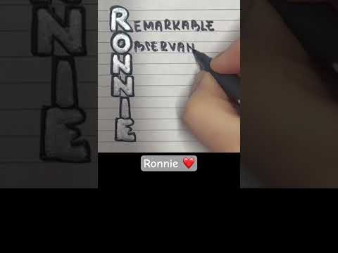 Meaning of the name RONNIE #meaning #name #ronnie