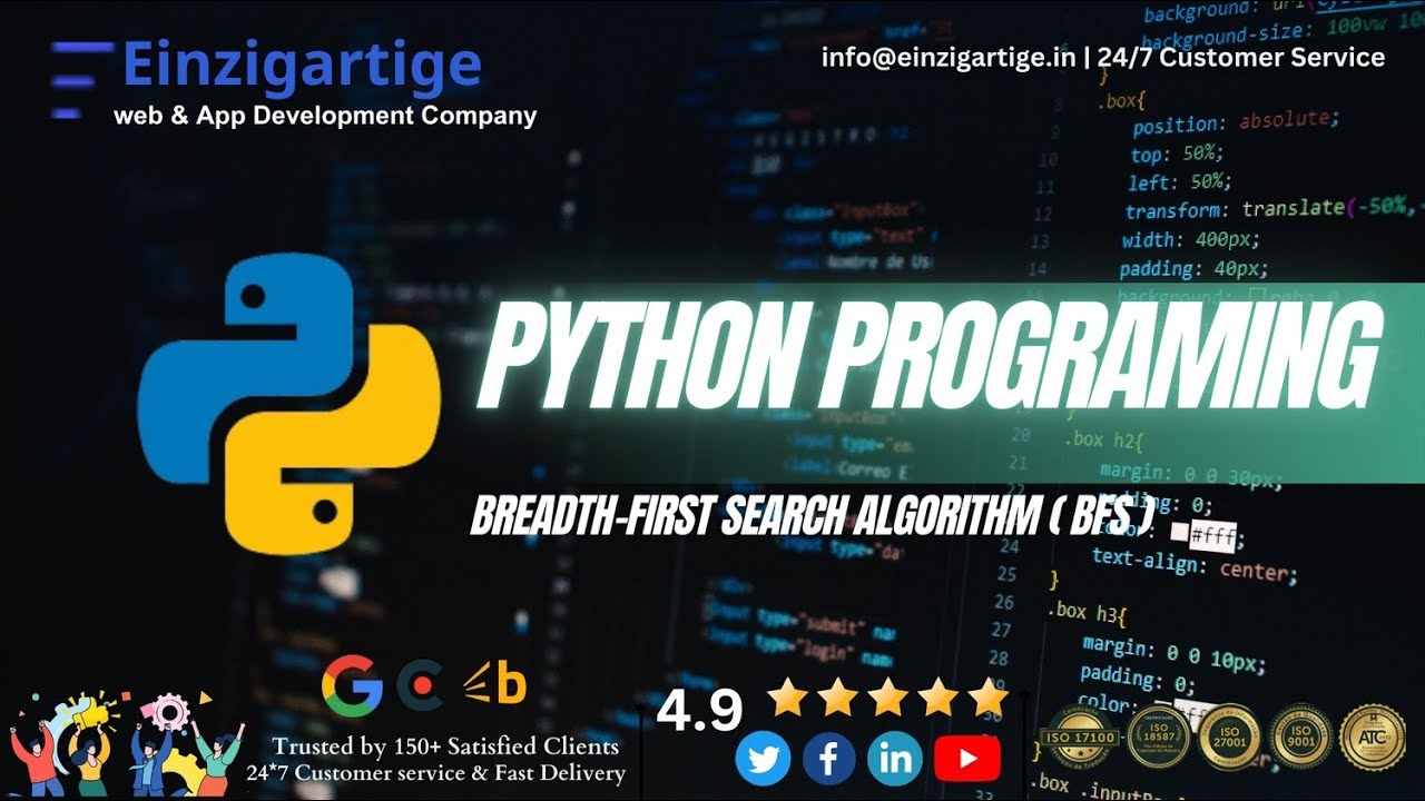 Python Algorithms: Part 3 | Breadth First Search (BFS) Explained Step by Step (Queue Based)
