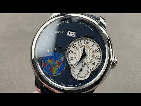 F.P. Journe Octa UTC "Final Edition" 40mm Platinum Luxury Watch Review | UTC PT 40 BL