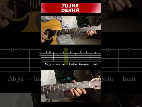 The Hindi song Whole India knows | Guitar Lesson | Easy Tabs