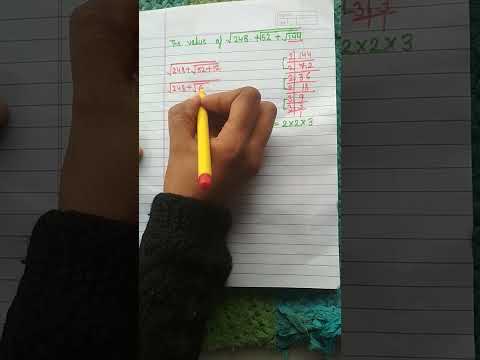 The Value of √248+√52+√144