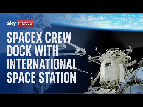 SpaceX Crew-7 dock with International Space Station