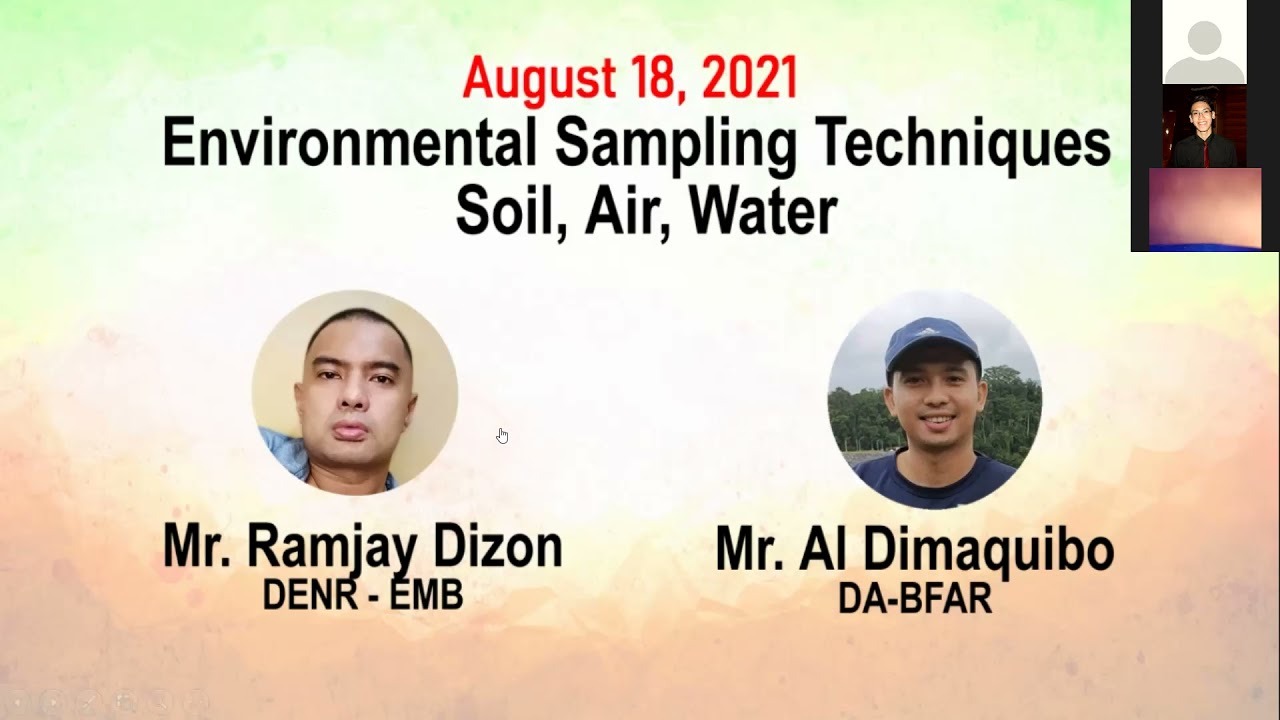 Environmental Sampling Techniques Recording - August 18 2021