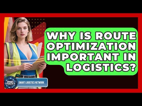 Why Is Route Optimization Important in Logistics? | Smart Logistics Network News
