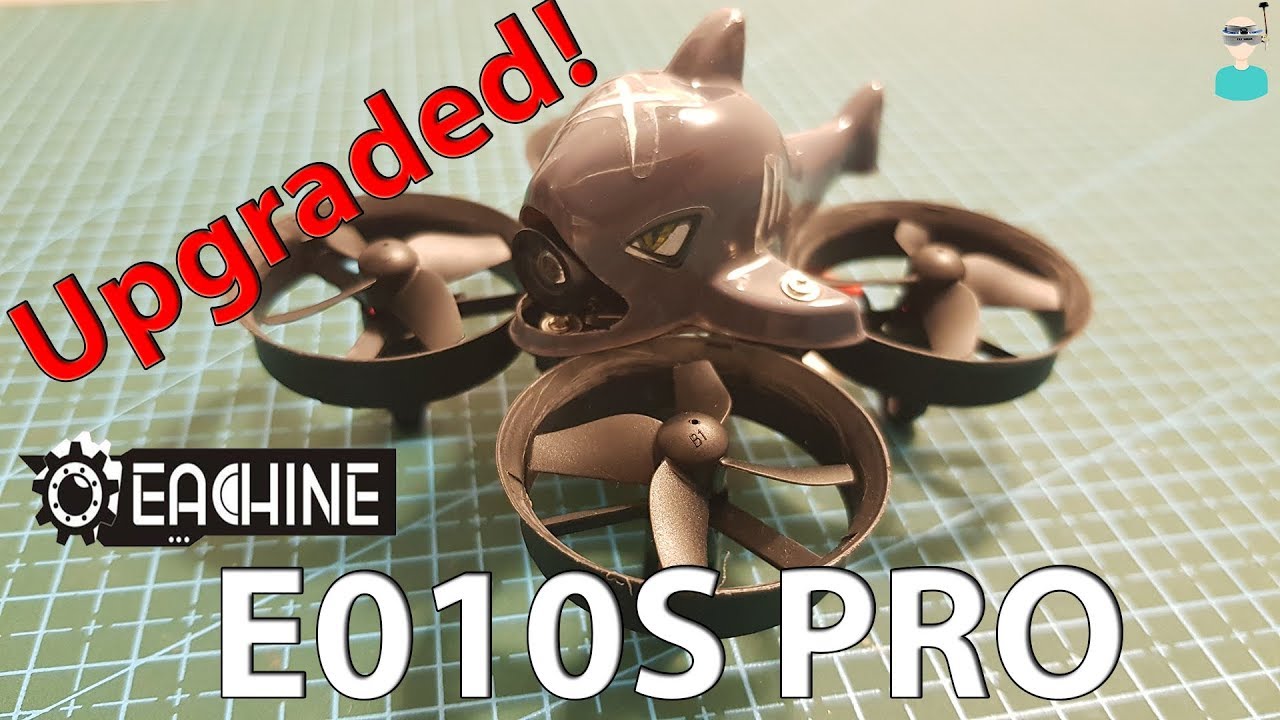 Mega Drone Stars | Eachine E010S PRO - Setup, Review & 2mm Connector Upgrade | Gal Kremer