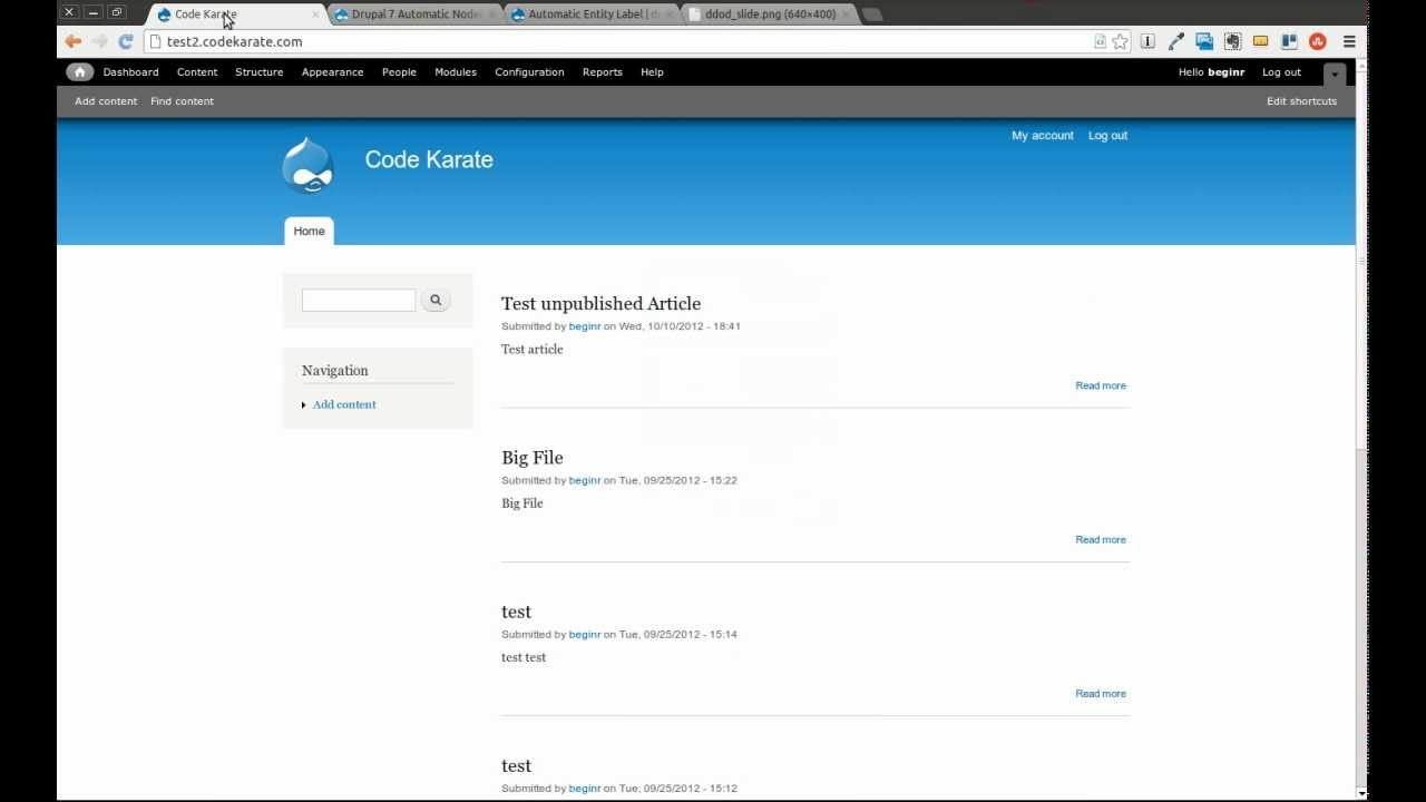 Drupal 7 Automatic Entity Label Module - Daily Dose of Drupal Episode 29