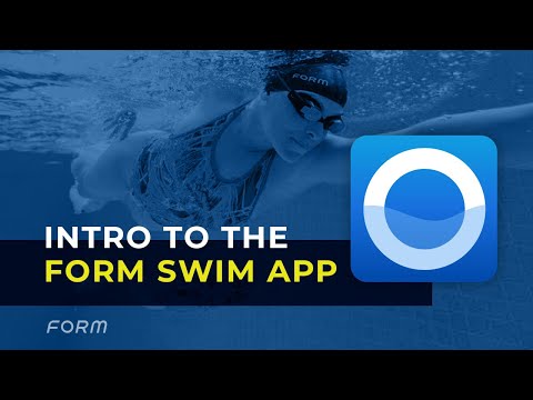 What can you do in the FORM Swim App?