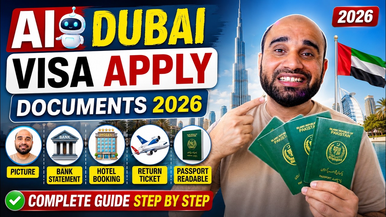 AI 🇦🇪  Dubai Visa Apply Documents 2026 | UAE Visa Required Documents Complete Guidea