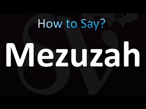 How to Pronounce Mezuzah (Bible)