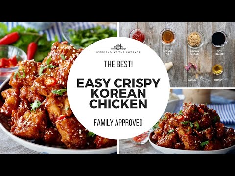 The best EASY CRISPY KOREAN CHICKEN!