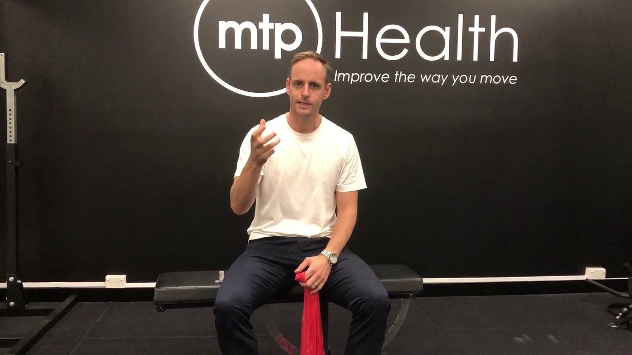 Banded Behind the Neck Overhead Press