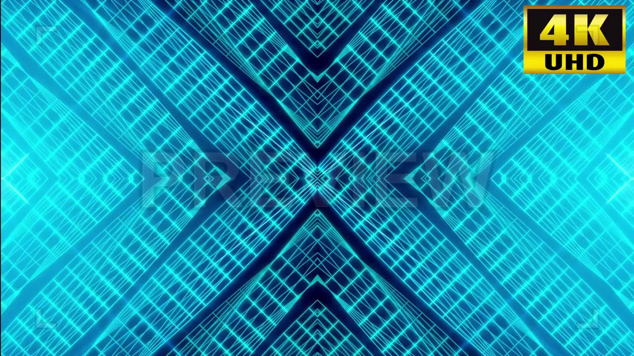 Blue Wire VJ Loop Pack Stock Motion Graphics
