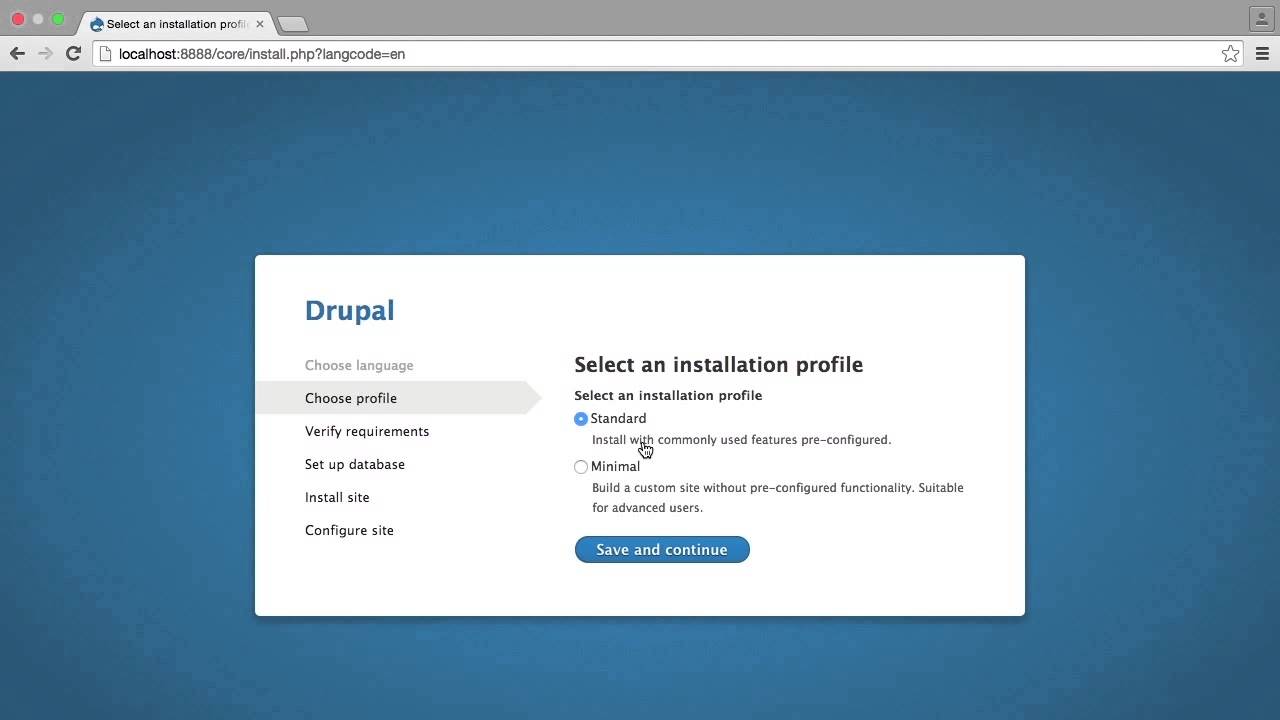 Learning Drupal 8 Tutorial | The Drupal Installer - Part 1