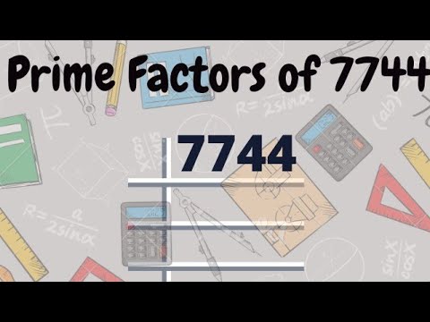 Prime factors of 7744