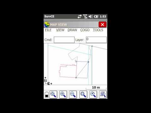 Carlson SurvCE Tutorial: Viewing Point Details from the Map View